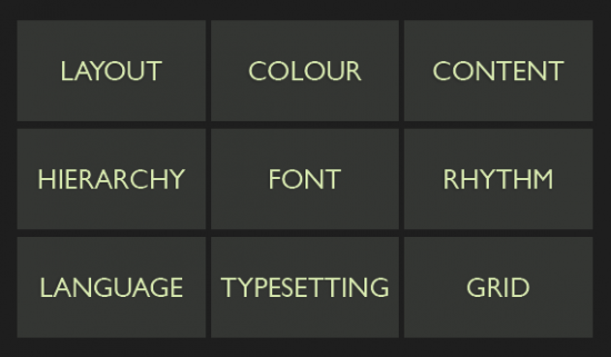 Elements of Typographic Design – Just a Memo